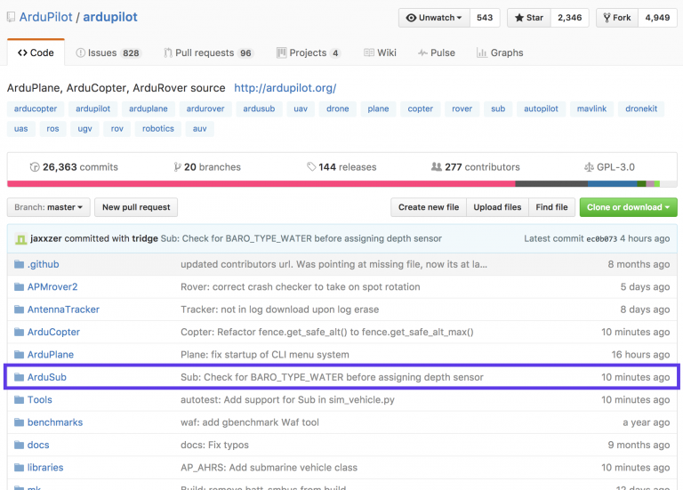 ArduSub + ArduPilot is Official! - Blue Robotics