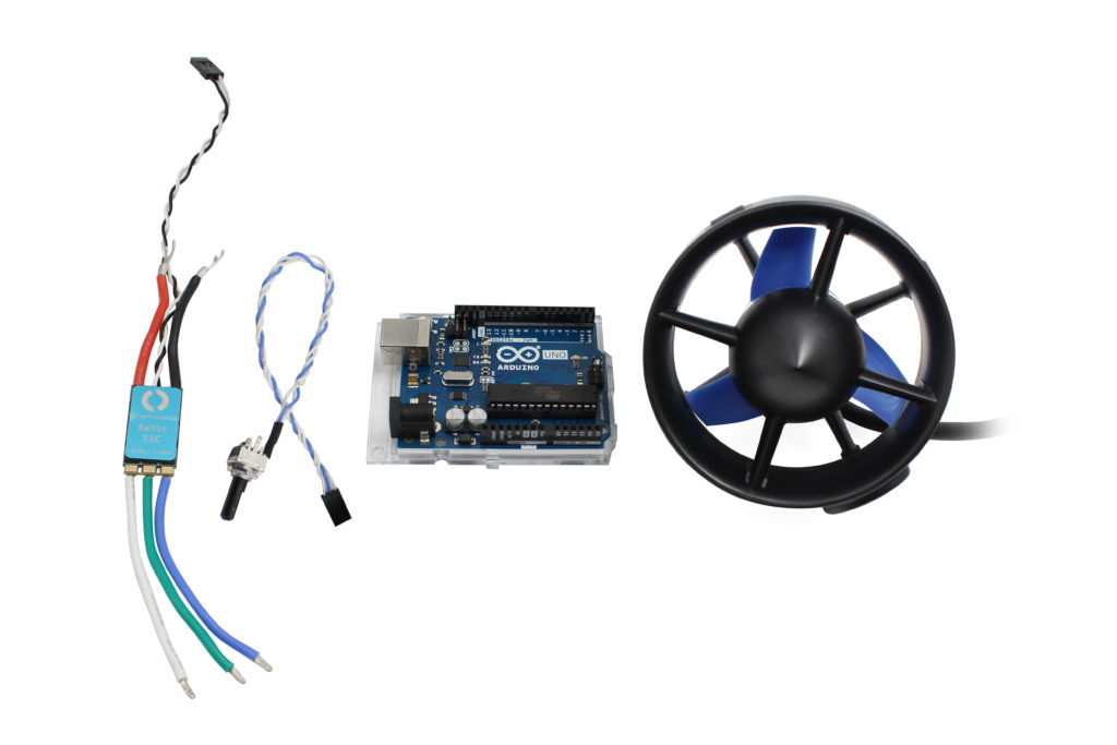Control the Basic ESC with a Potentiometer and Arduino