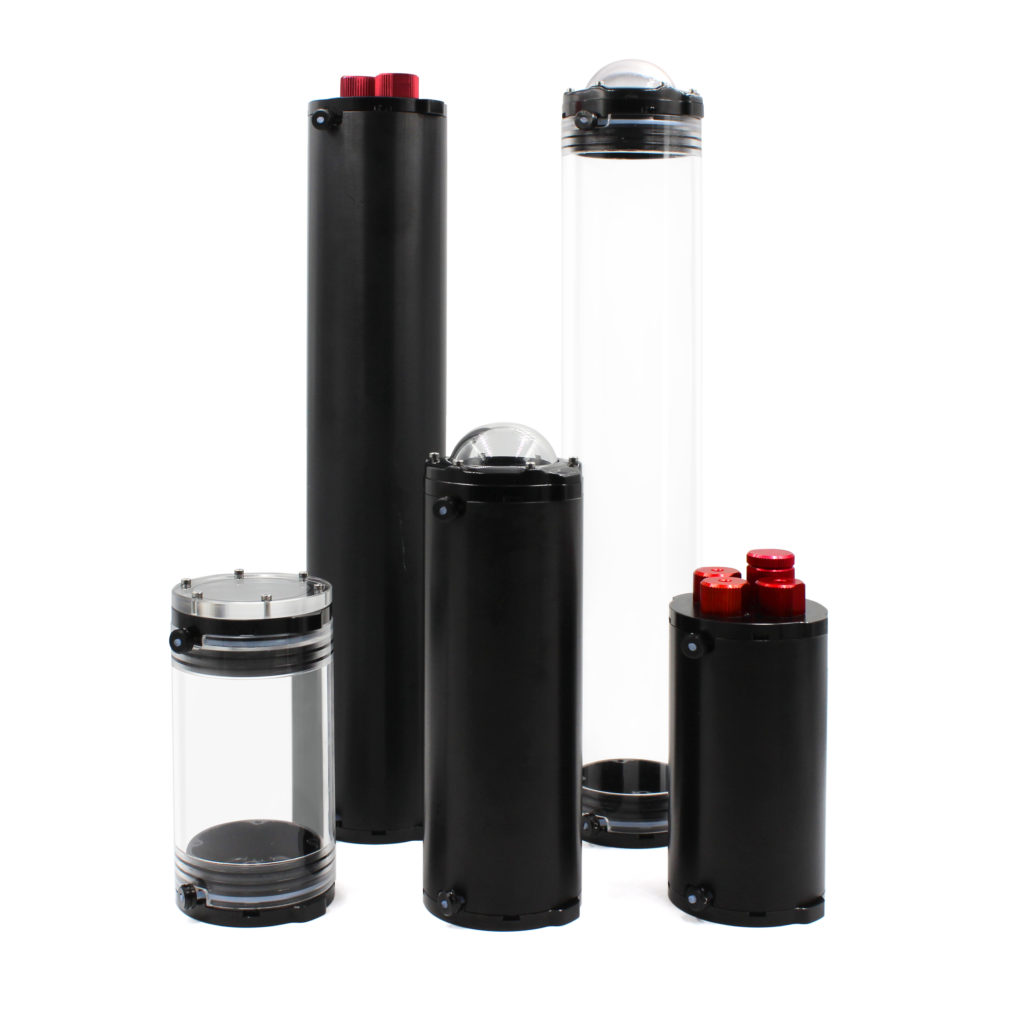 Small Subsea Enclosure for ROVs, Cameras, Batteries, and Sensors