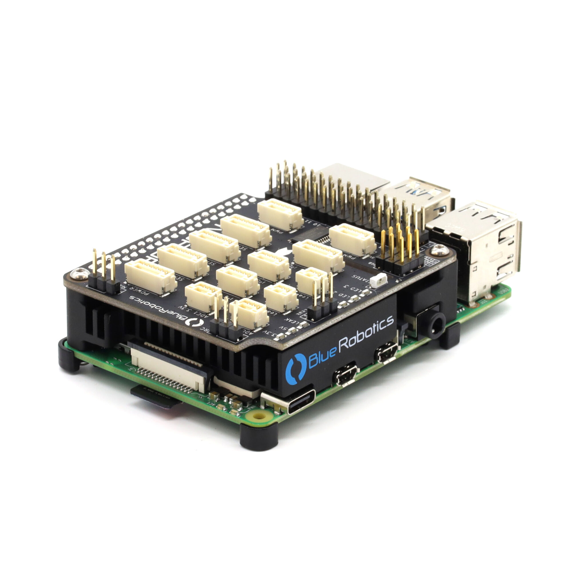 Navigator Flight Controller for Raspberry Pi 4 for ROVs, robots, and drones