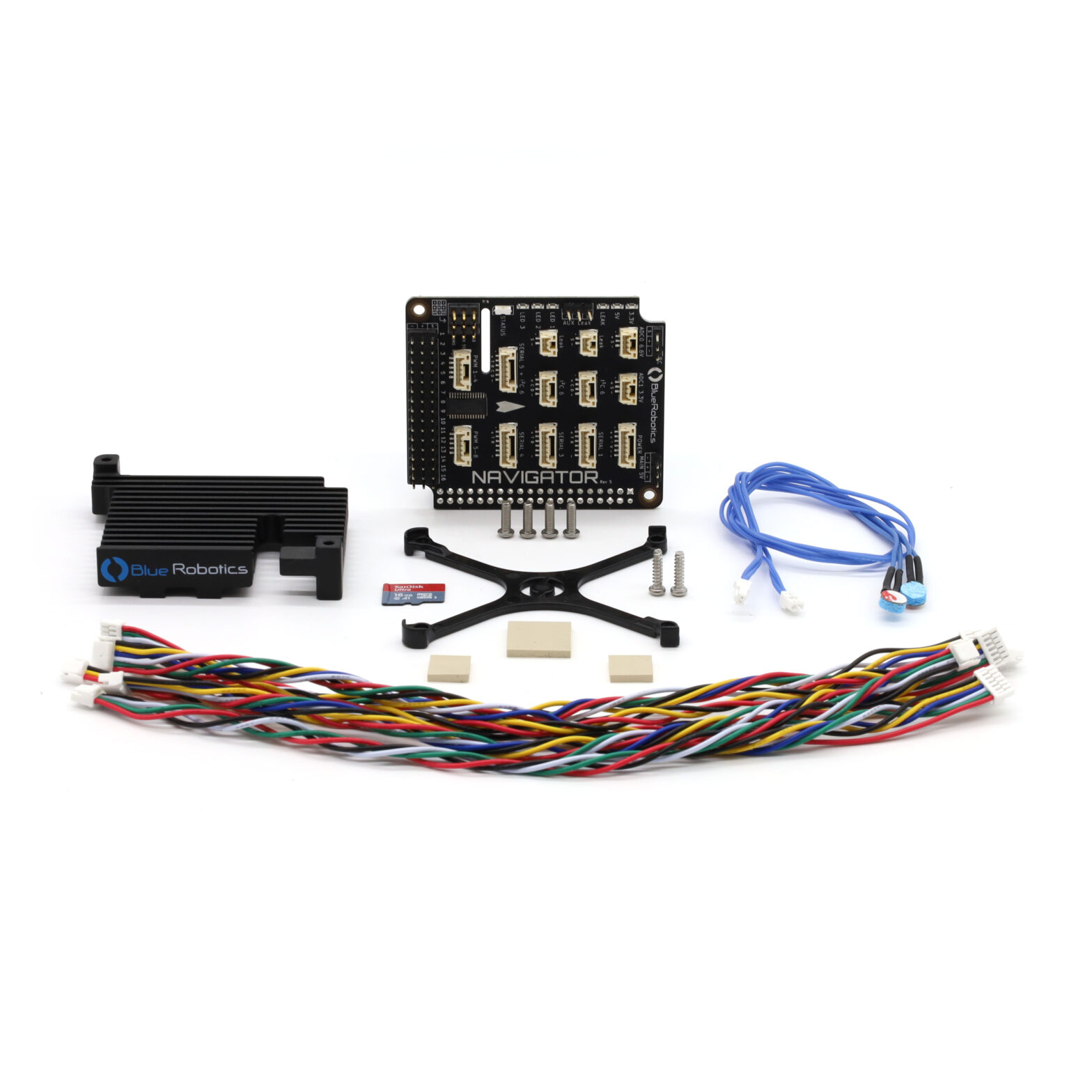 Navigator Flight Controller for Raspberry Pi 4 for ROVs, robots, and drones